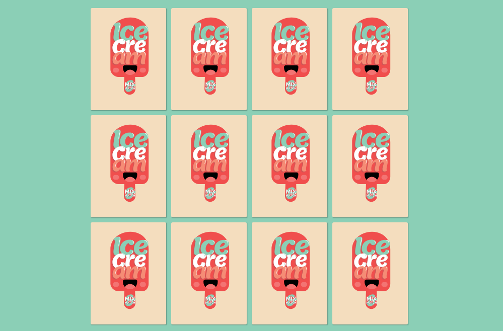 GitHub - Lunkaz/icecream-memory: My version of Memory card game in ...