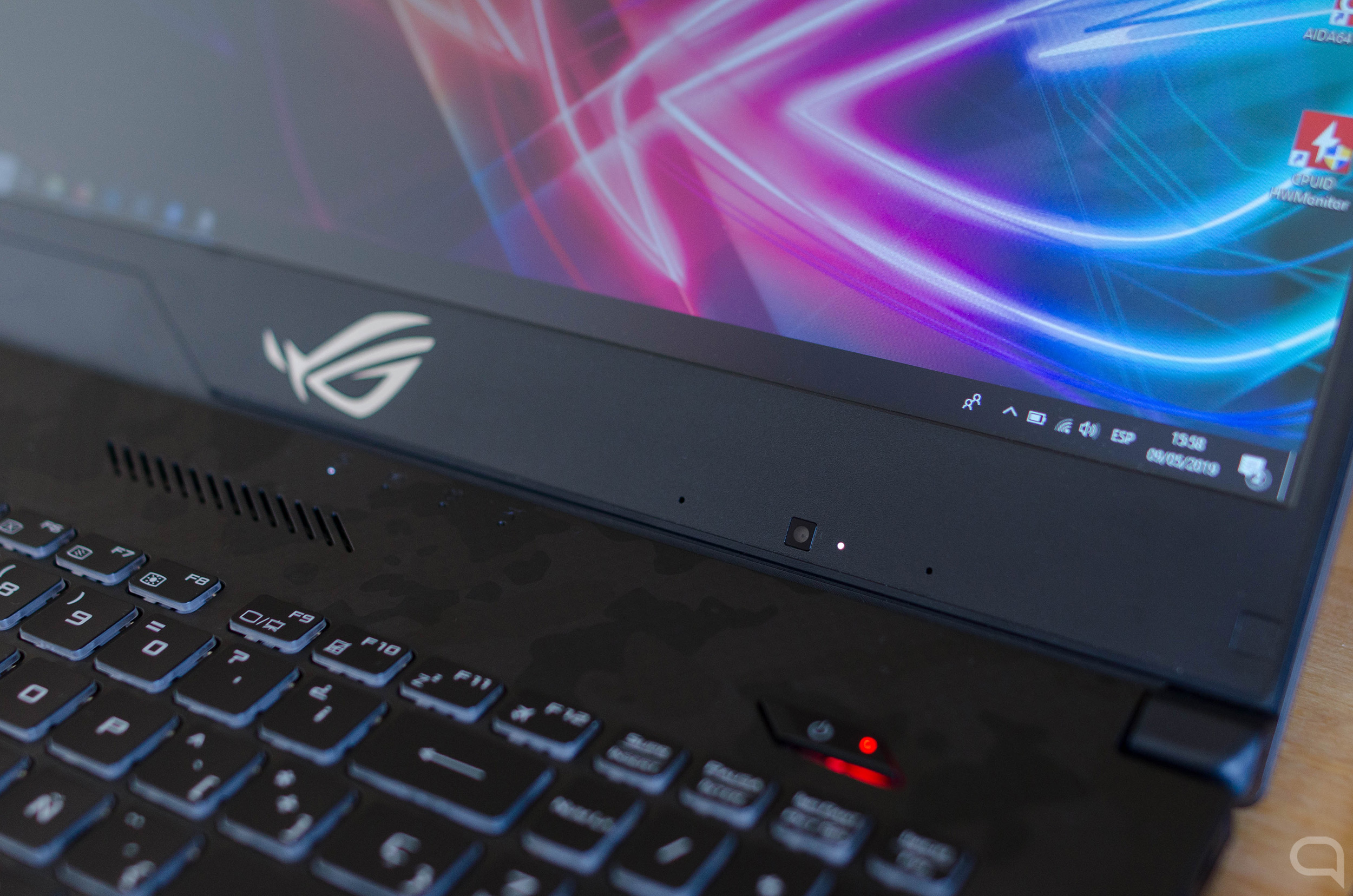 Asus ROG Strix Hero II webcam - IMG